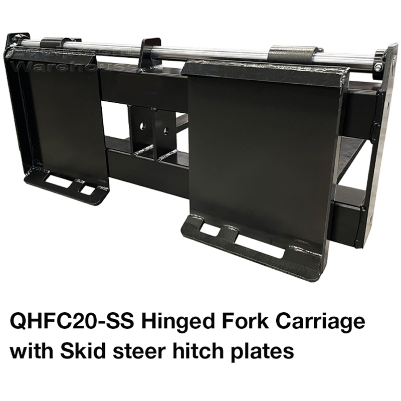 Floating Weldable Fork Carriage - Skid Steer Hitch | Skid Steer ...